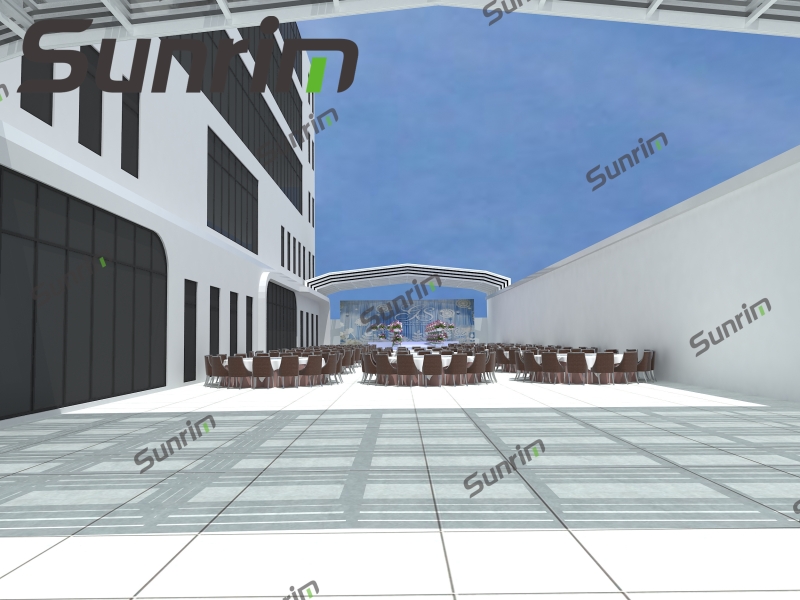 Sunrim智能移动阳光房，电动开合屋顶，电动风雨连廊，可开启屋面